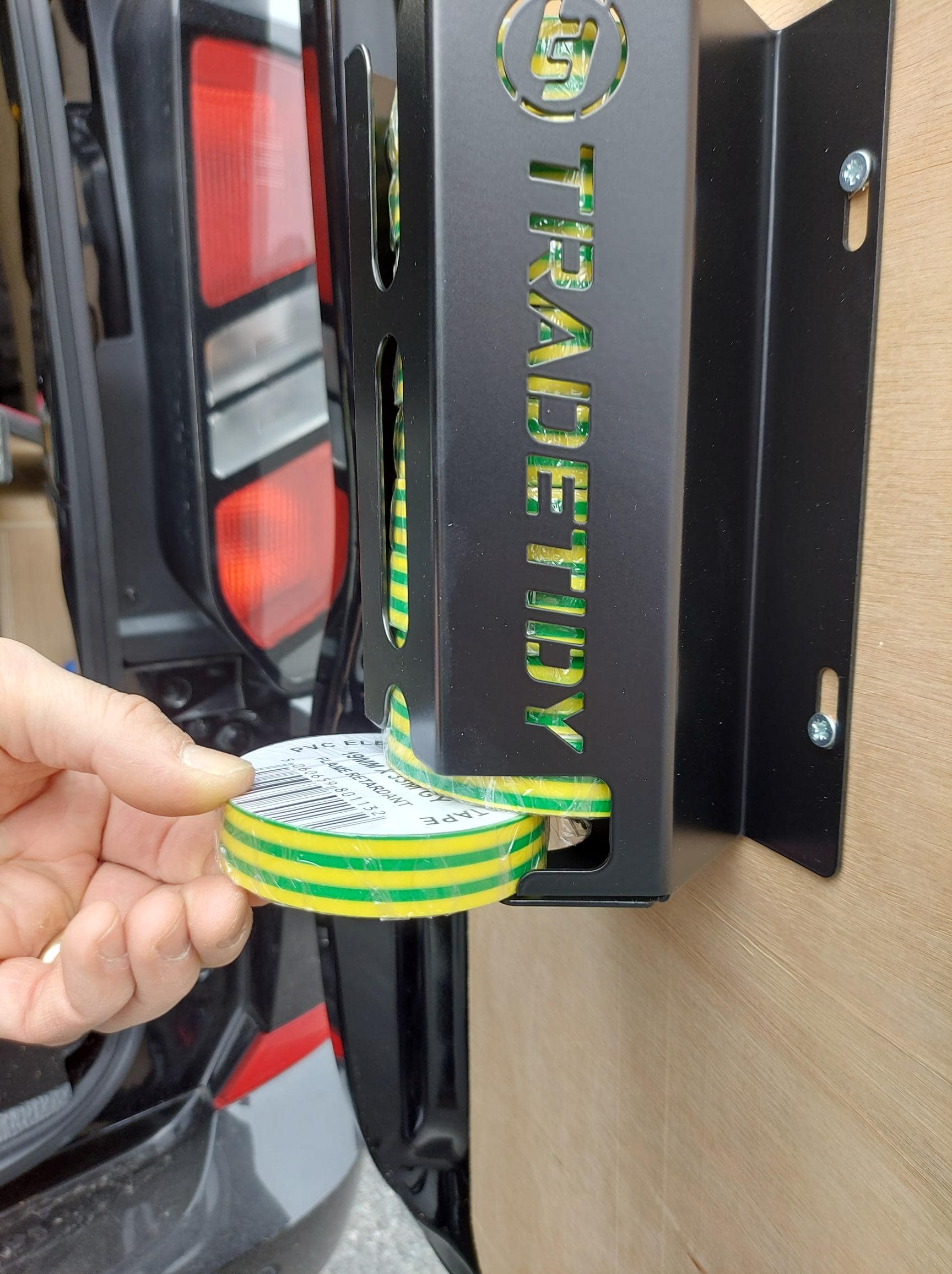 TradeTidy Electrical / Insulation Tape Holder – Wall & Van Mount